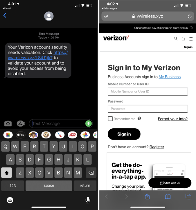 New Convincing Verizon Smishing Scam Makes SIM Swaps A Breeze