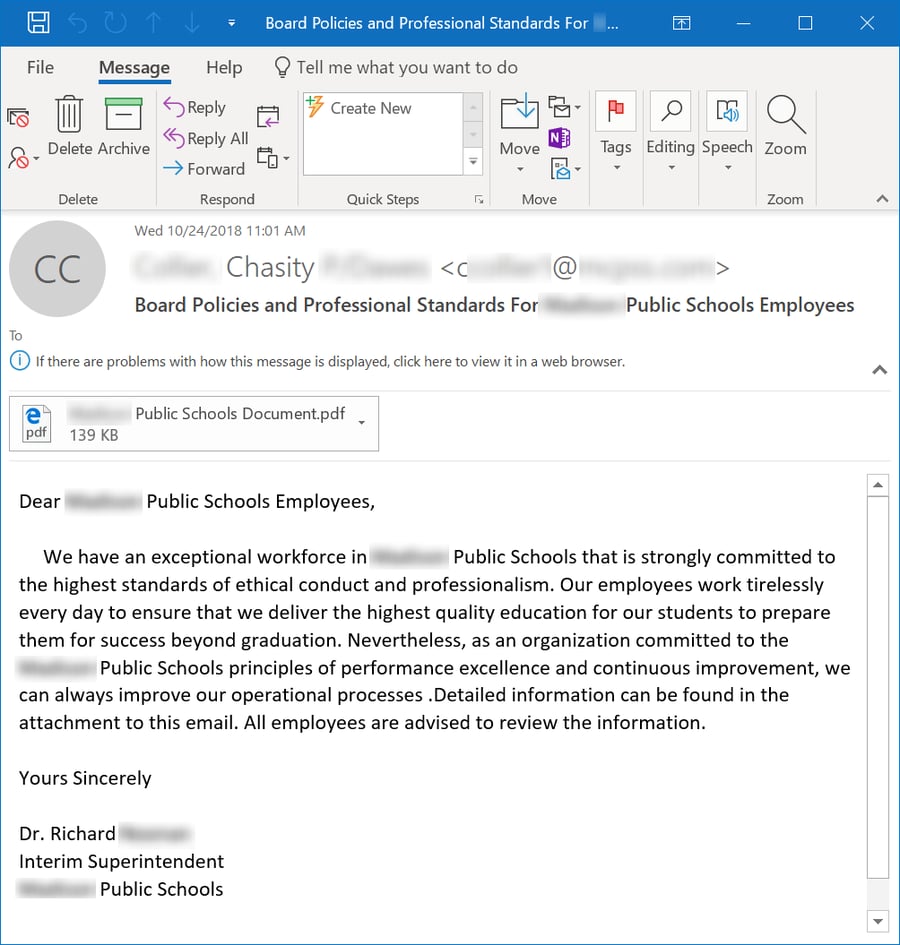 School Daze: Clever Phishing Emails Target Educational Organizations