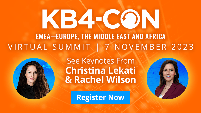 Register for KB4-CON EMEA 2023 Now!