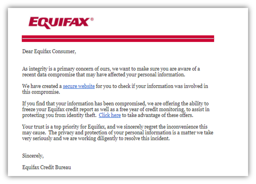 Scam Of The Week: Equifax Settlement Phishing