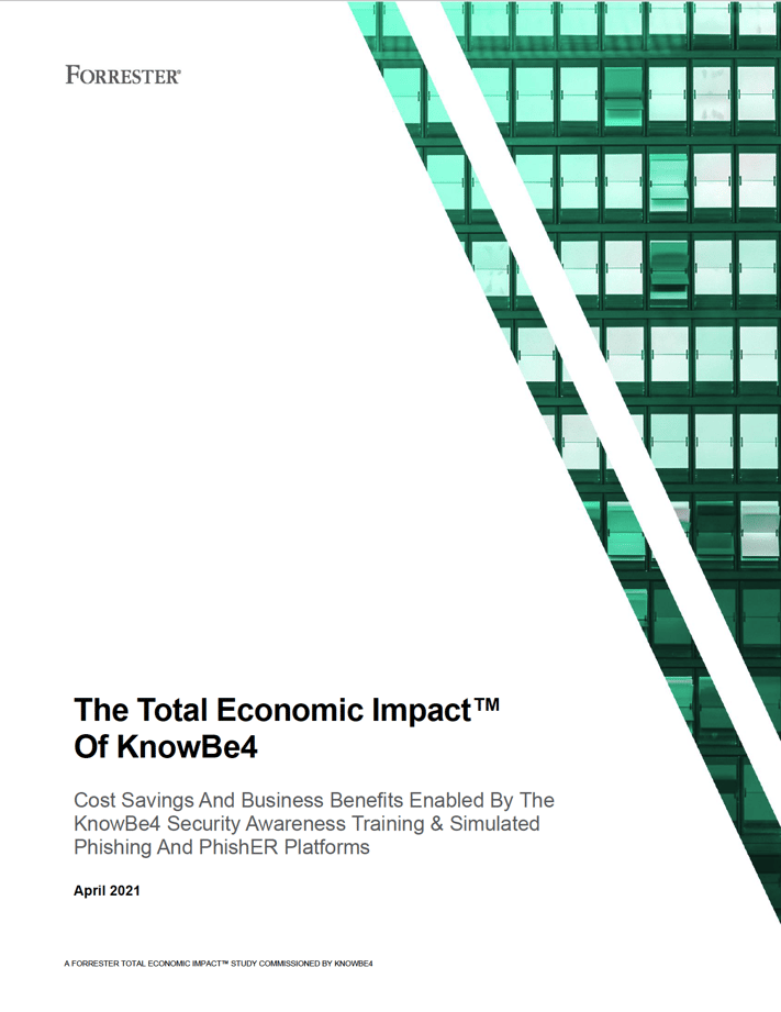 Forrester TEI Study Shows KnowBe4 Can Deliver a Customer ROI of 276% ...