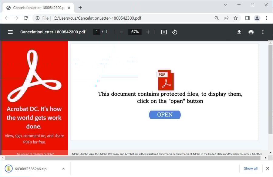 Latest QBot Attacks Use a Mixture of PDF Attachments and Windows ...