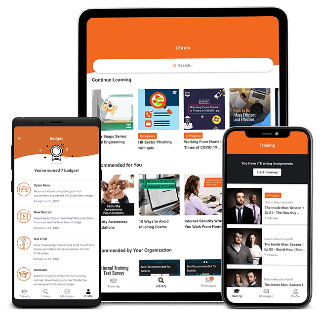 Users Can Engage with Training Anytime with KnowBe4's Mobile Learner App