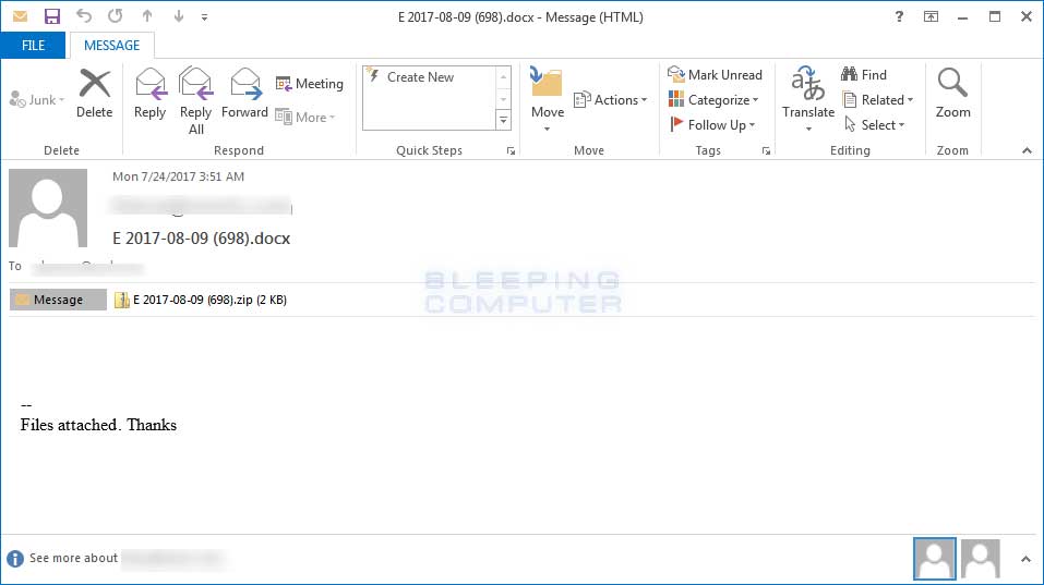 Locky Ransomware Returns with Phishing Campaign Pushing The Diablo6 Variant