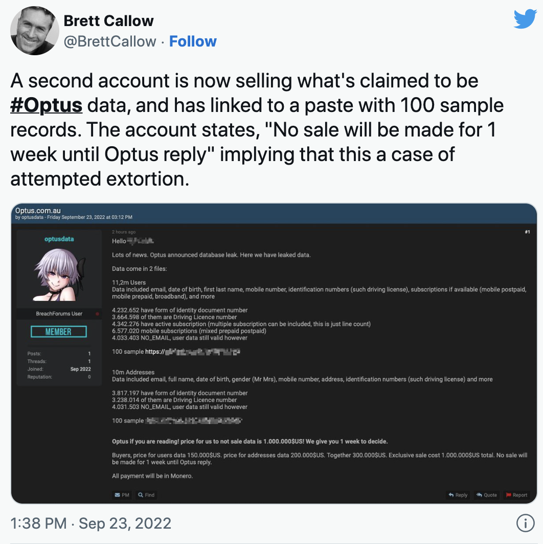 Recent Optus Data Breach Teaches the Importance of Recognizing Social ...