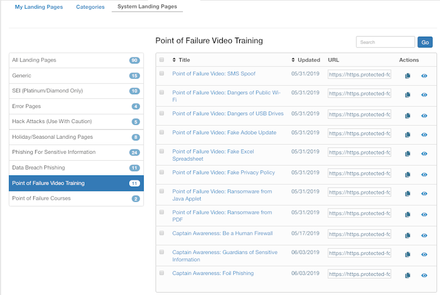 KnowBe4 Fresh Content and Feature Updates - May 2019