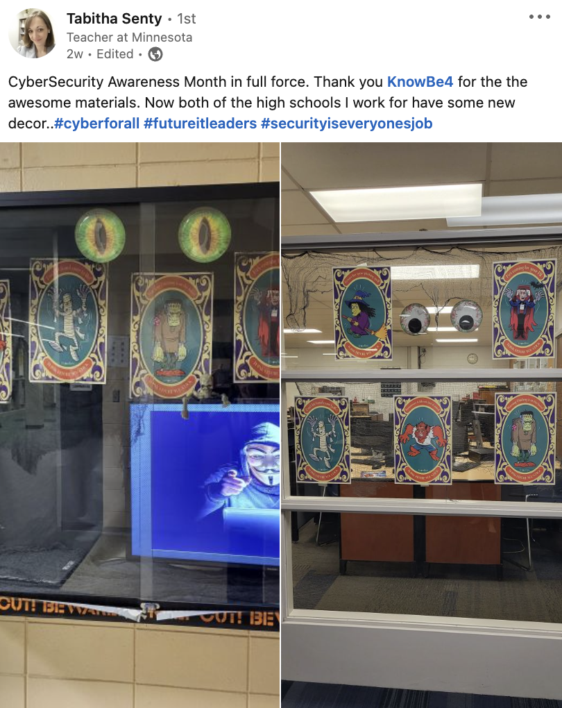 Celebrating Cybersecurity Awareness Month with KnowBe4: Insights from ...