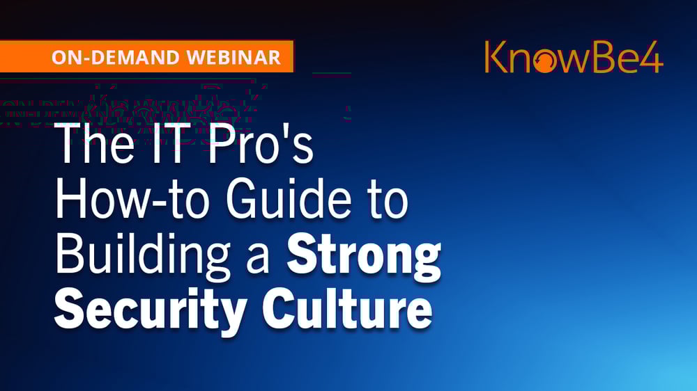 [On-Demand Webinar] The IT Pro's How-to Guide to Building a Strong ...