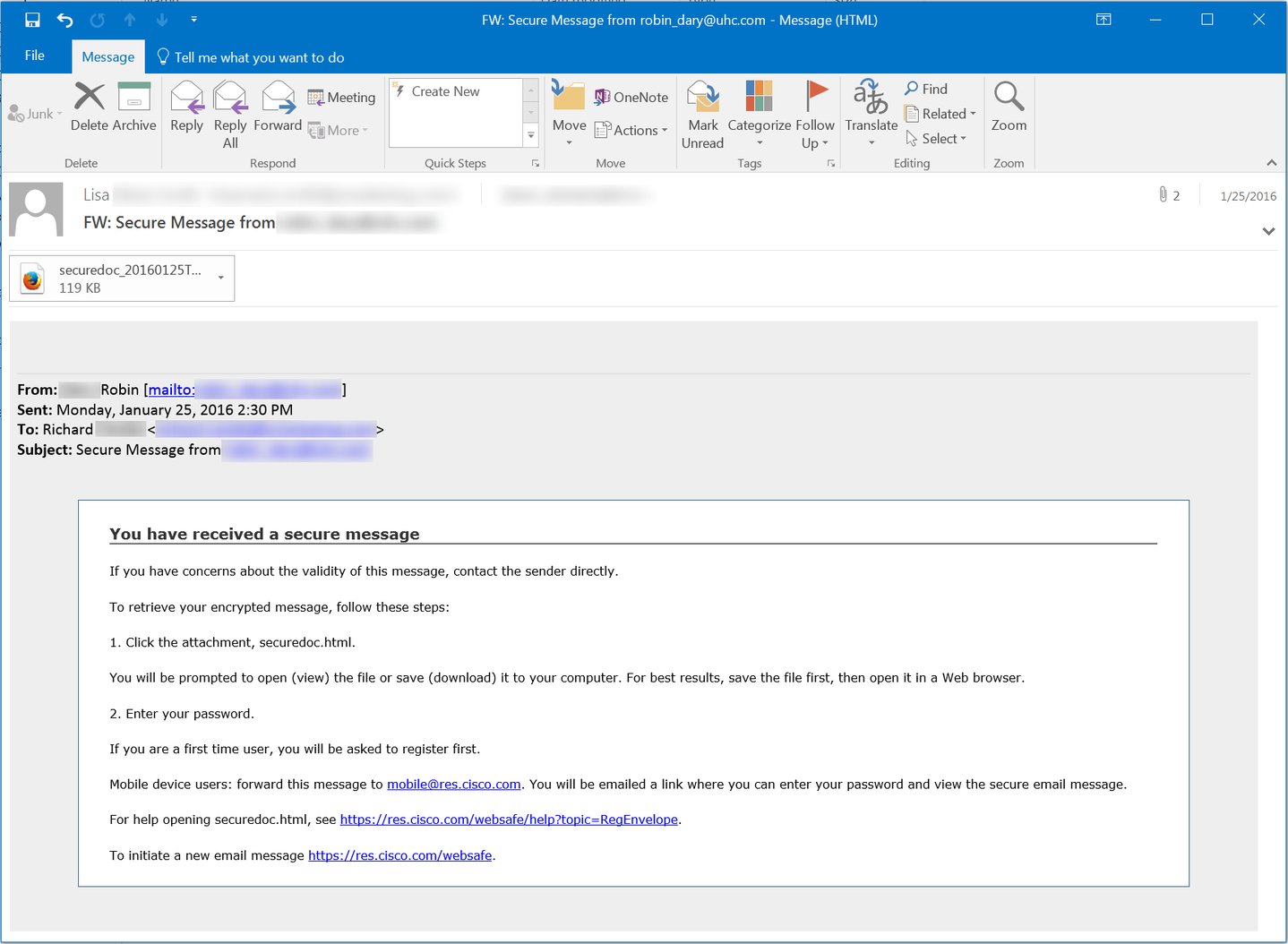 The Hidden Dangers of .HTML Attachments