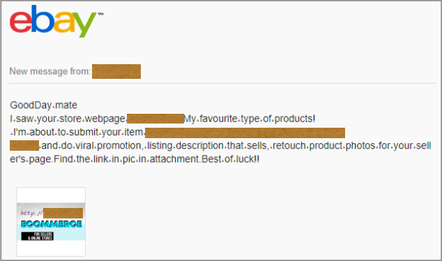 Automated Tailored EBAY Spam Campaign Leads to Risky Sites