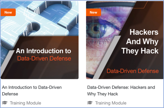 New Training Modules Added on Data-Driven Defense