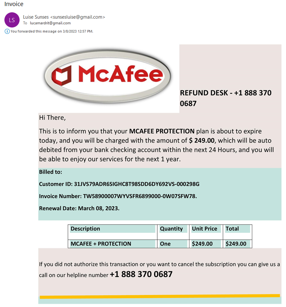 [HEADS UP] FBI Warns About Callback Phishing