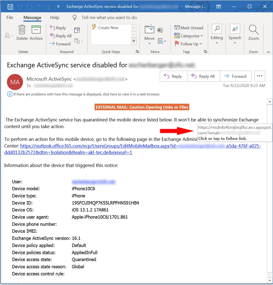 All Con, All the Way Down: Bad Guys Spoof Phishing Link Hover Texts