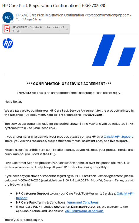 Is It Or Is It Not an HP Scam?