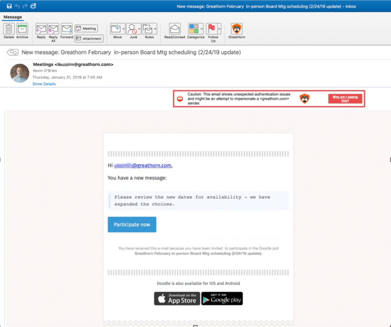 This password-stealing phishing attack comes disguised as a fake ...