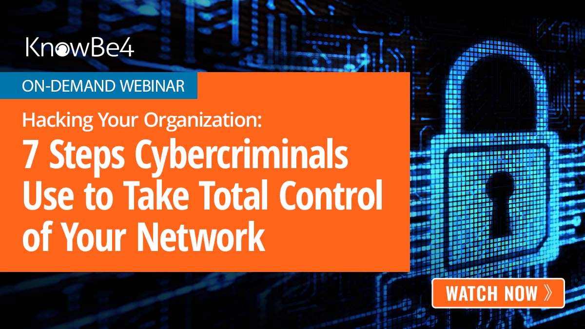 [On-Demand Webinar] Hacking Your Organization: 7 Steps Cybercriminals ...