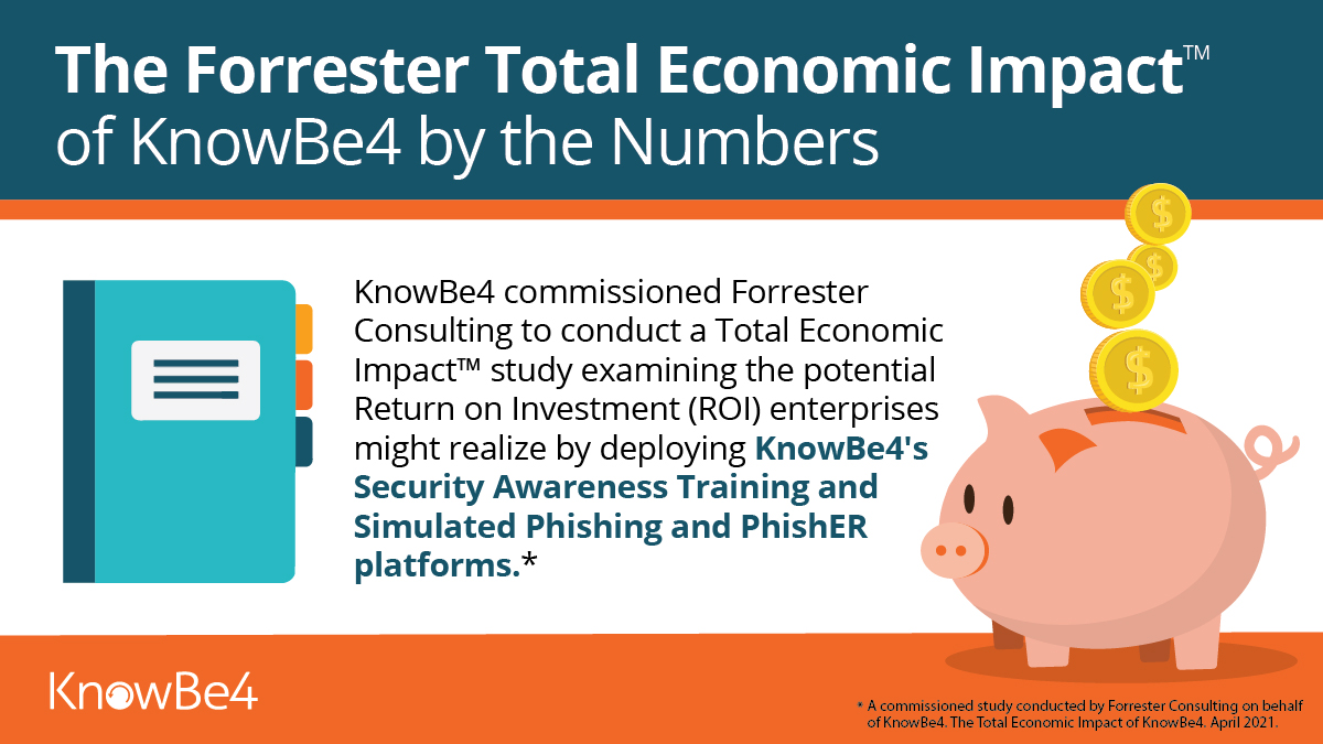 [INFOGRAPHIC] The Forrester Total Economic Impact™ of KnowBe4 by the Numbers