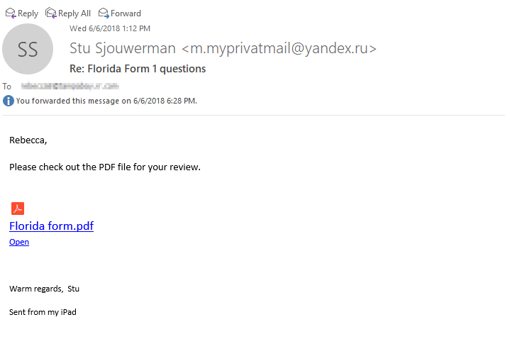 We Received A CEO Fraud Phishing Attack From Our Own Personal Accountants