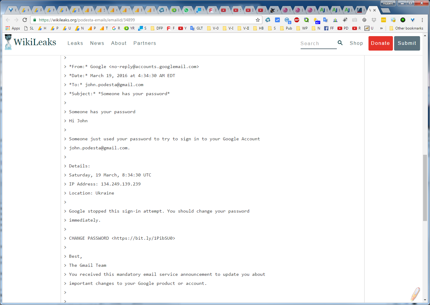 How Podesta got hacked: HelpDesk said 'Password' phishing email was real